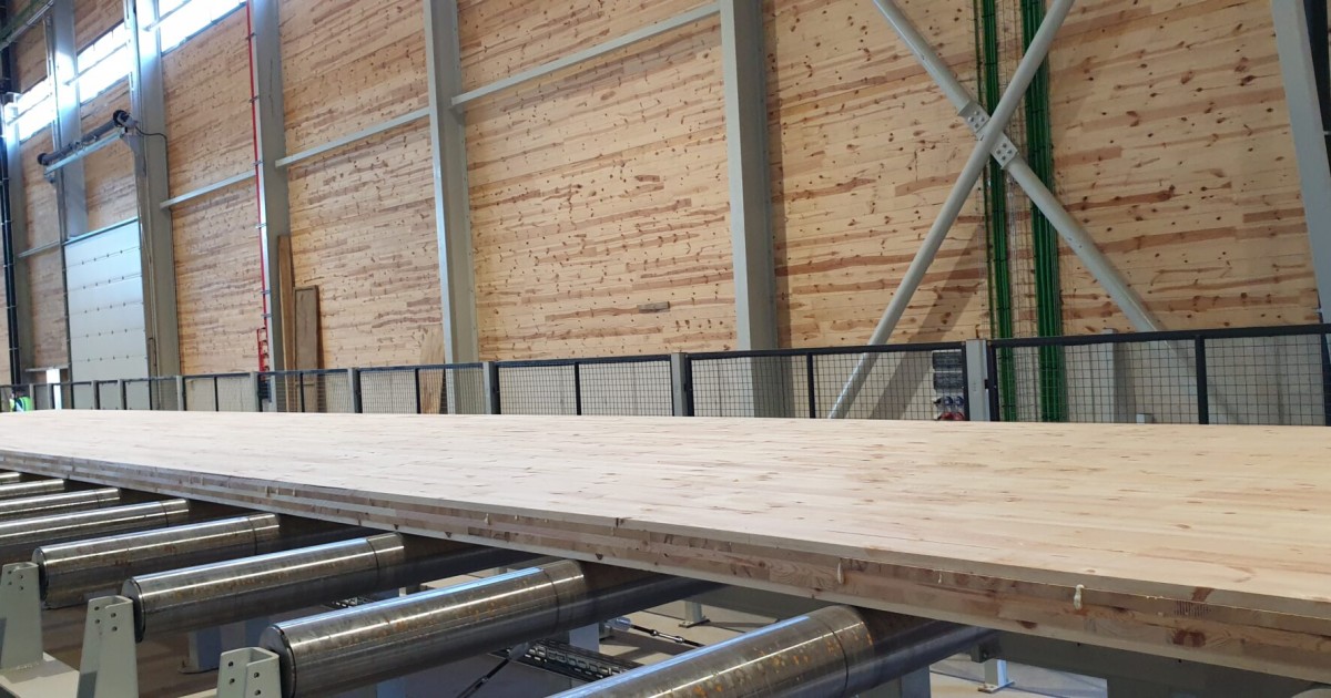 Grant allocated to the construction project of the new CLT plant